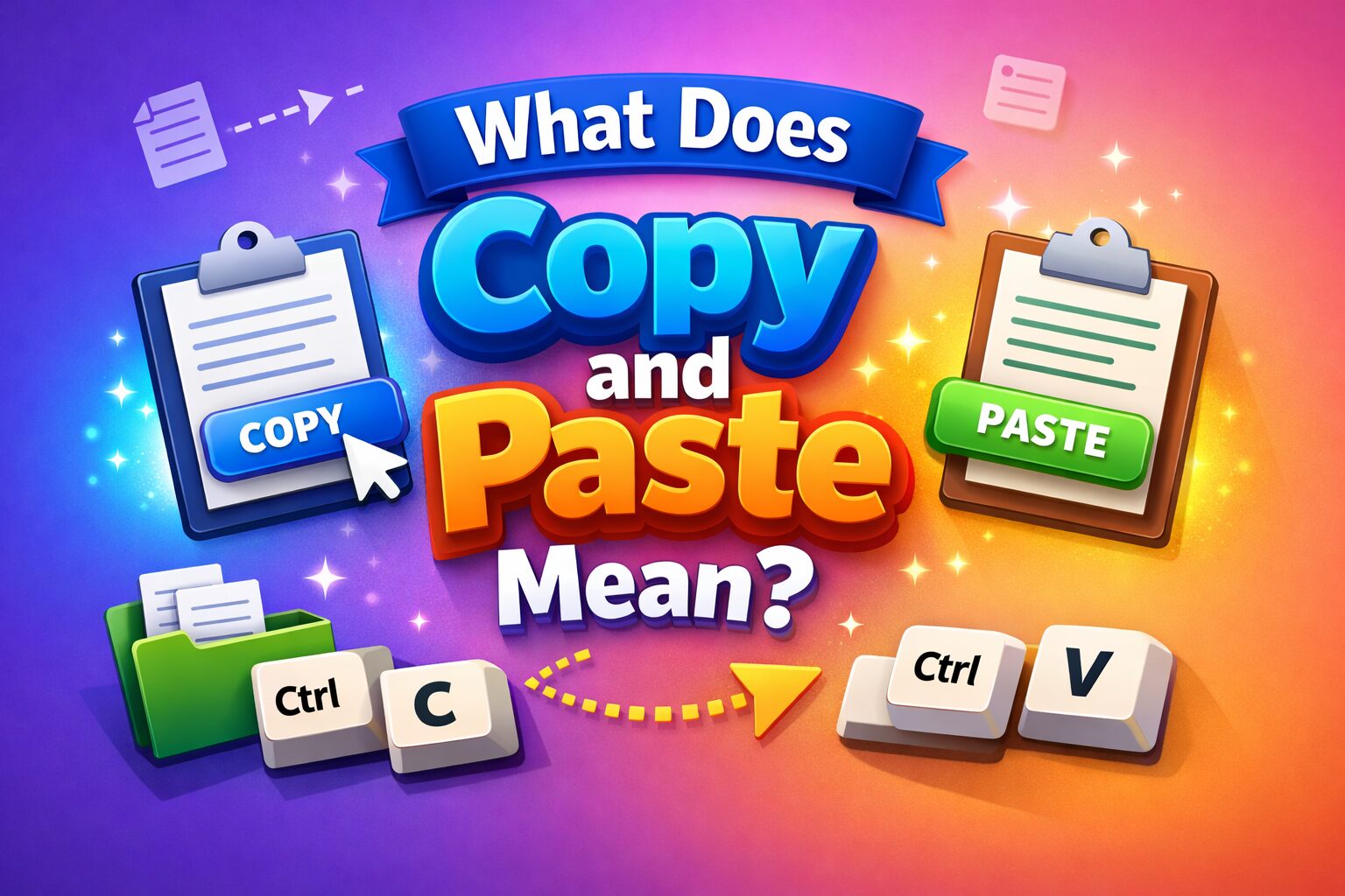 What Does Copy and Paste Mean? Definition, Uses & Examples